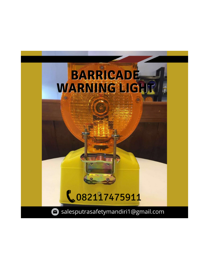 BARRICADE WARNING LIGHT MARINE LAMPU TONGKANG JKT
