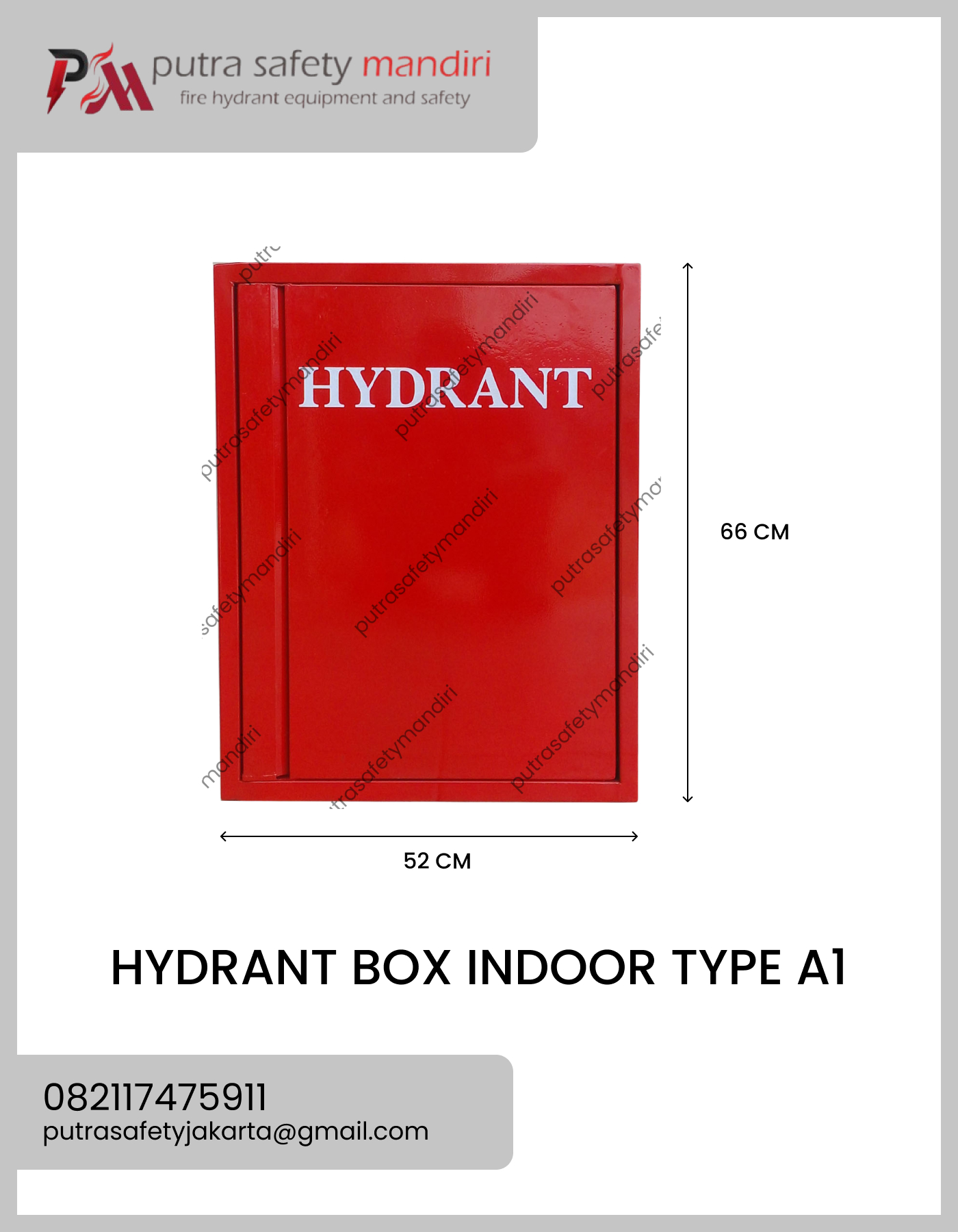HYDRANT BOX IHB TYPE A1 KAPAL POLOS TANPA ISI