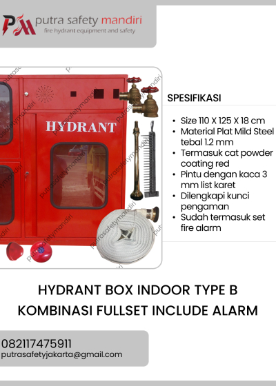 IHB INDOOR HYDRANT BOX KOMBINASI APAR TYPE B KACA