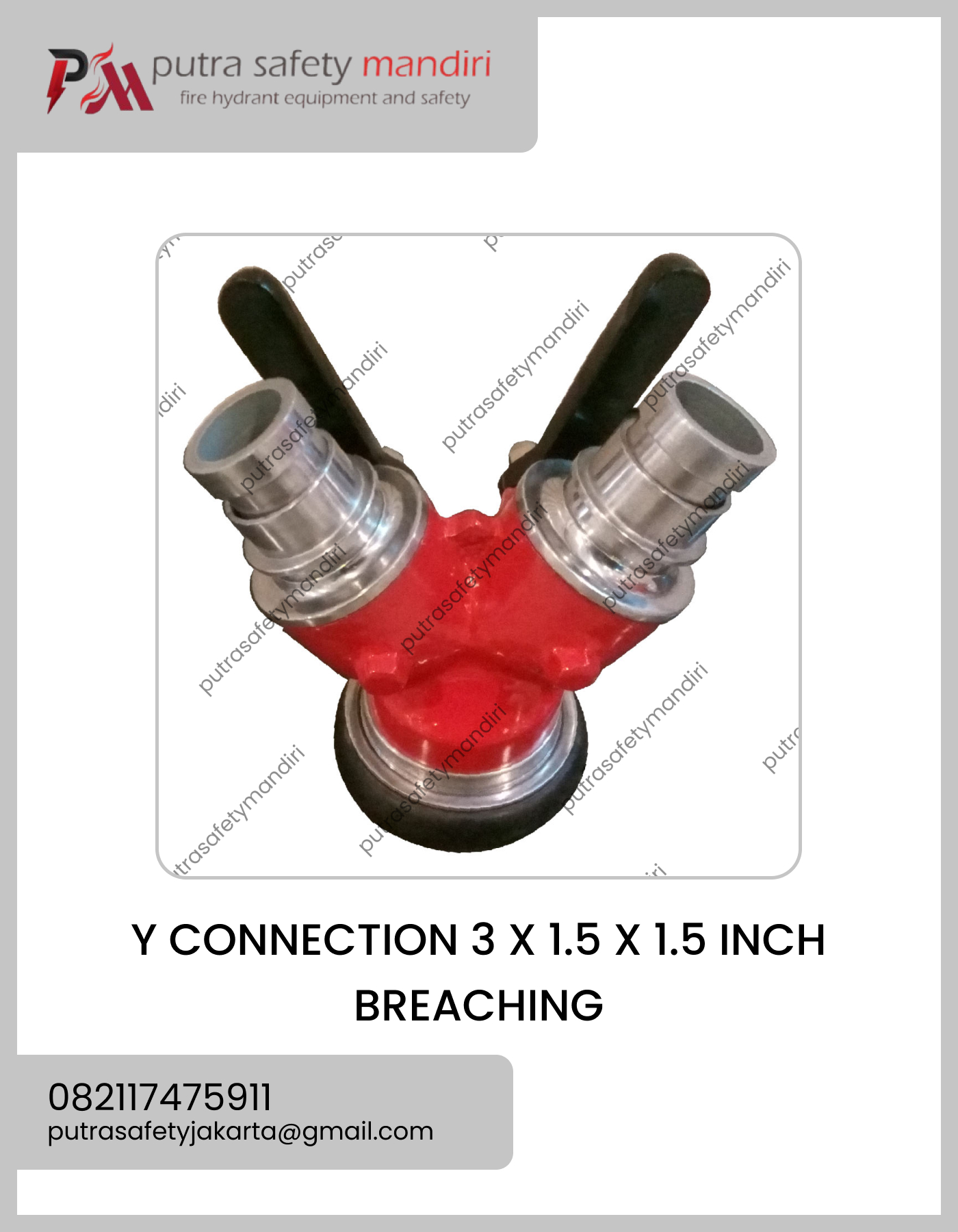 JUAL Y CONNECTION DUA HANDLE 2 WAY CONNECTOR 3