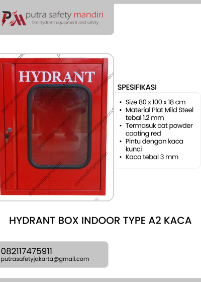 HYDRANT BOX INDOOR TYPE A2 UNTUK GEDUNG KACA