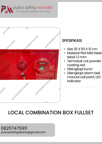 LOCAL COMBINATION BOX FULLSET 25X50X10 KOTAK FIRE