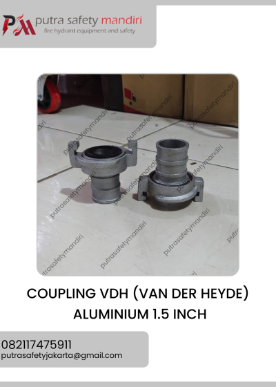 COUPLING VDH 1.5" ALUMINIUM ALLOY VAN DER HEYDE